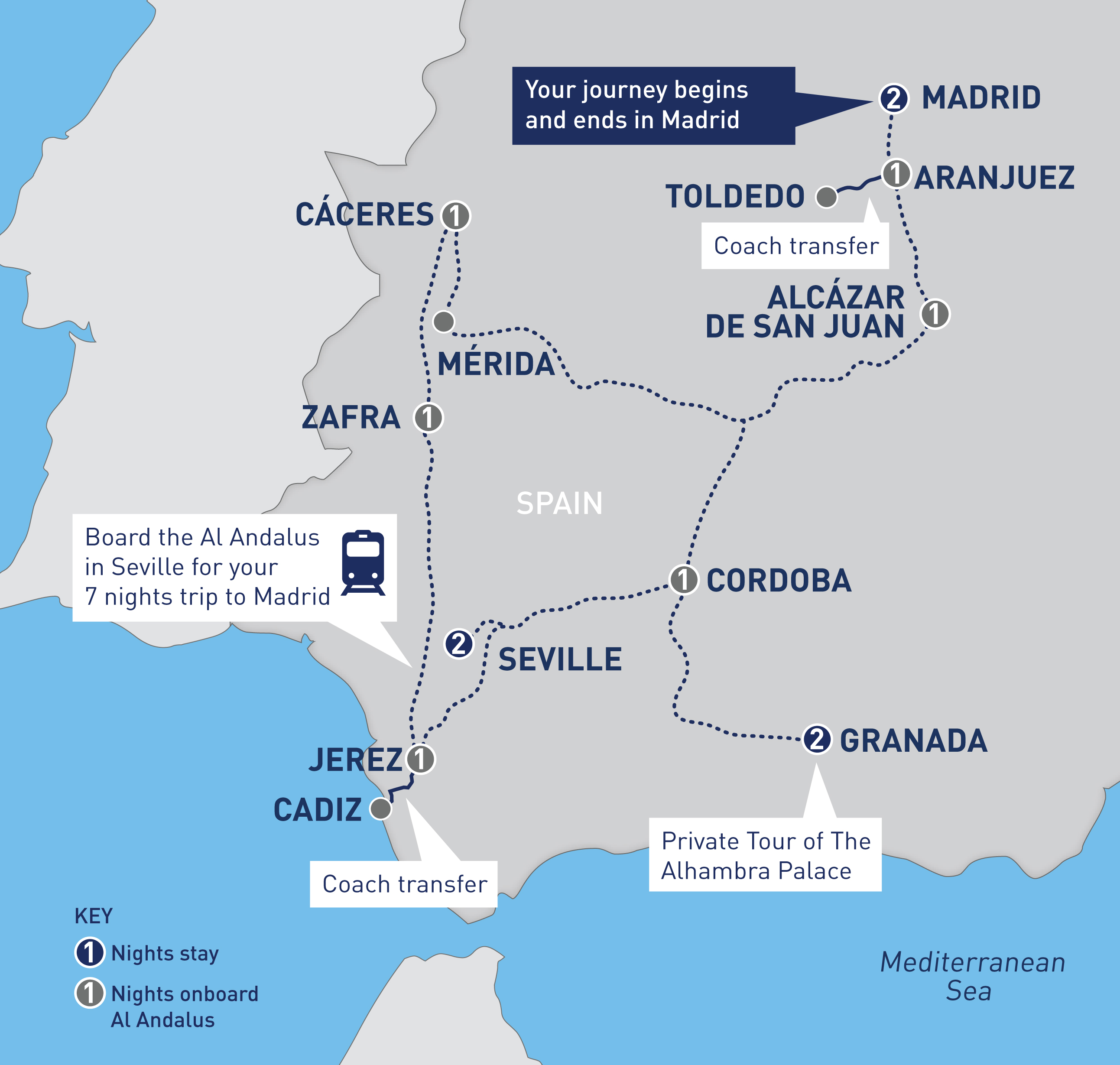 Granada tourist train map 60 photos - Mariaserkin.com